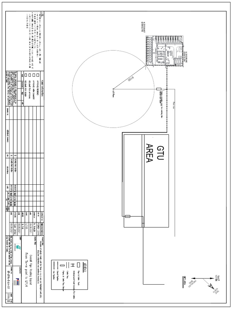 GF-LPU4-E-LA-001 - Overall Cable Routing Layout | PDF