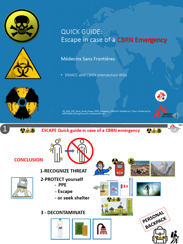 Briefing On Escape CBRN | PDF