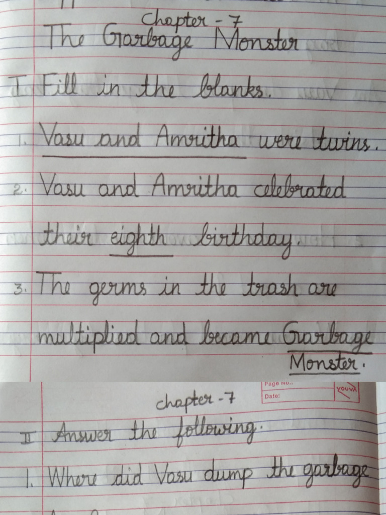 The Garbage Monster Notes | PDF