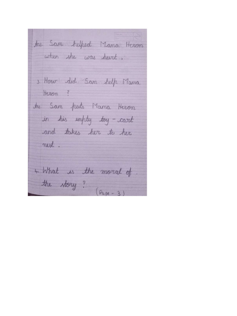 Sam and Mama Heron - C.W-3 | PDF