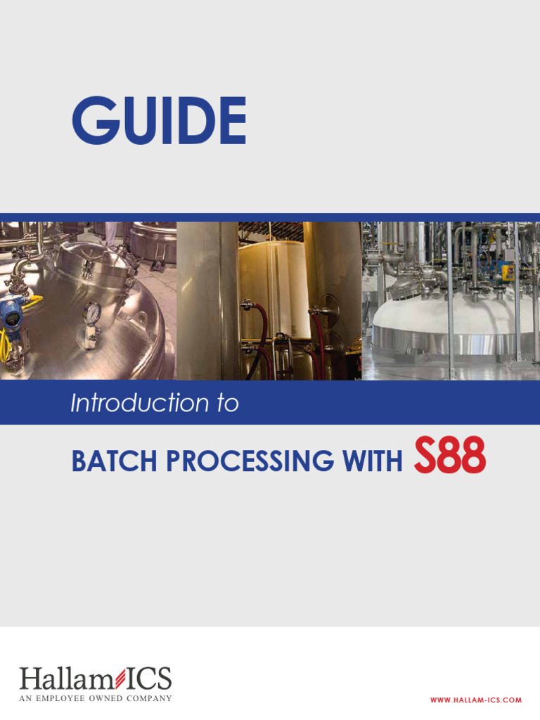 Guide-Introduction To Batch Processing With S88-Hallam-ICS | PDF ...