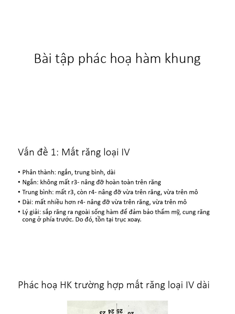 MPLS Phục hình tháo lắp-Bài tập phác hoạ hàm khung RHM18-ThS.BS. Võ Thị Hương Phú | PDF