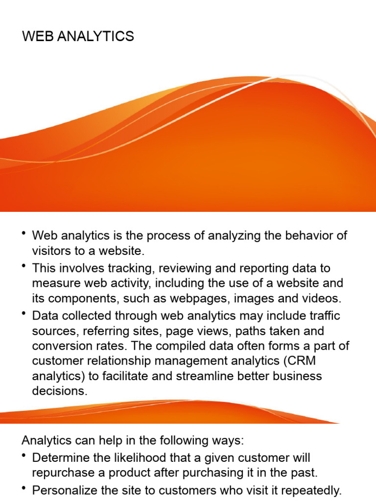 Web Analytics | PDF
