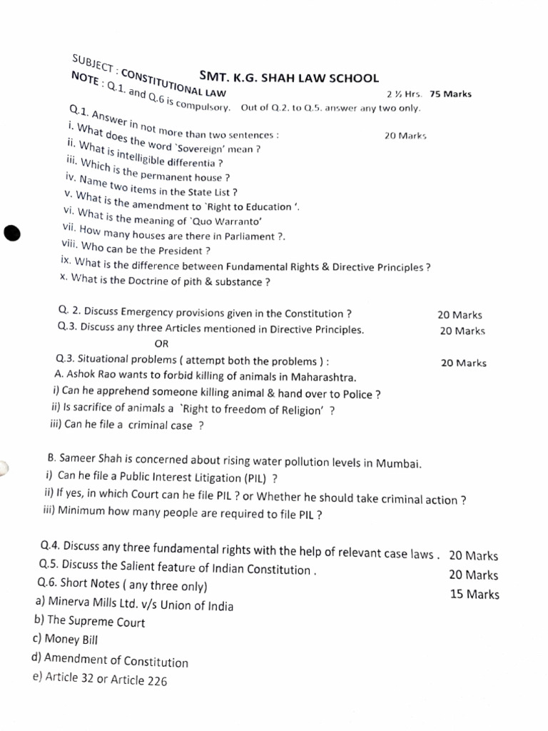 Constitutional Paper | PDF | Constitutional Law | Justice