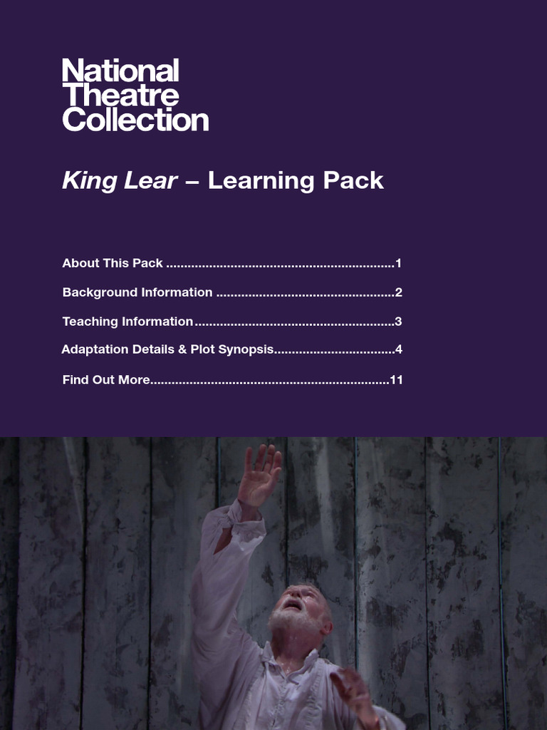 nt_king-lear-learning-pack | PDF | King Lear | Shakespearean Tragedies