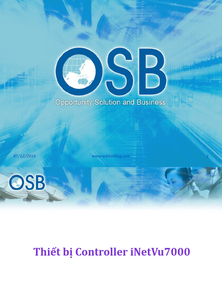 Dao Tao Controller INetVu7000 | PDF