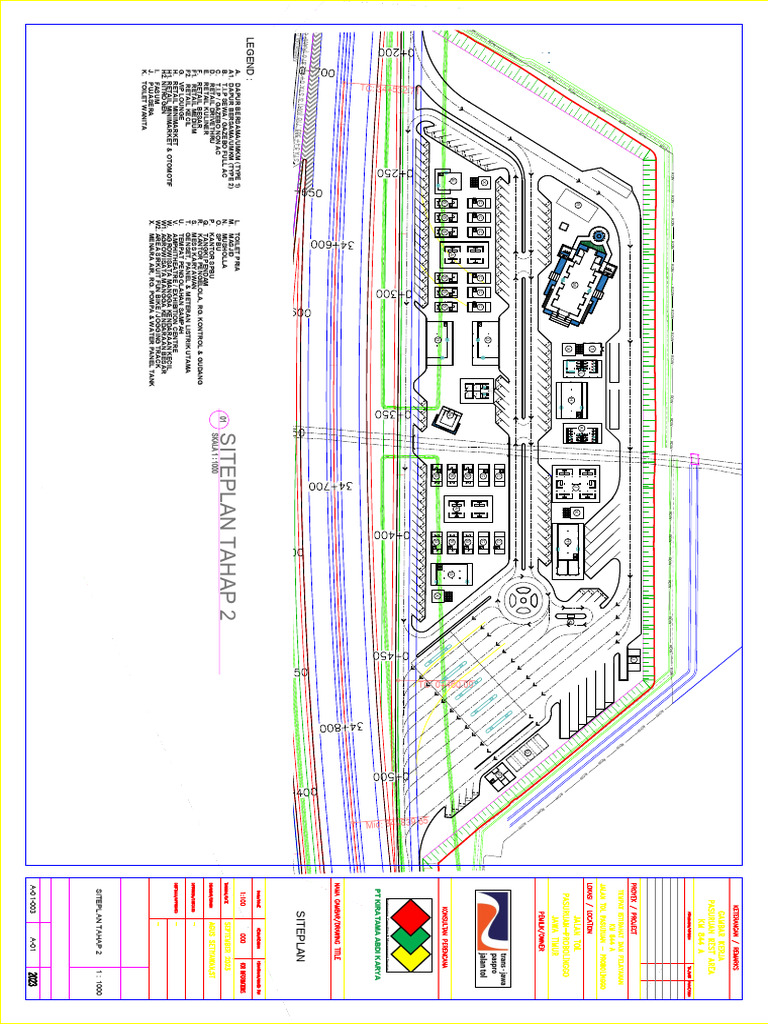 A-01-003 Siteplan Tahap 2 | PDF