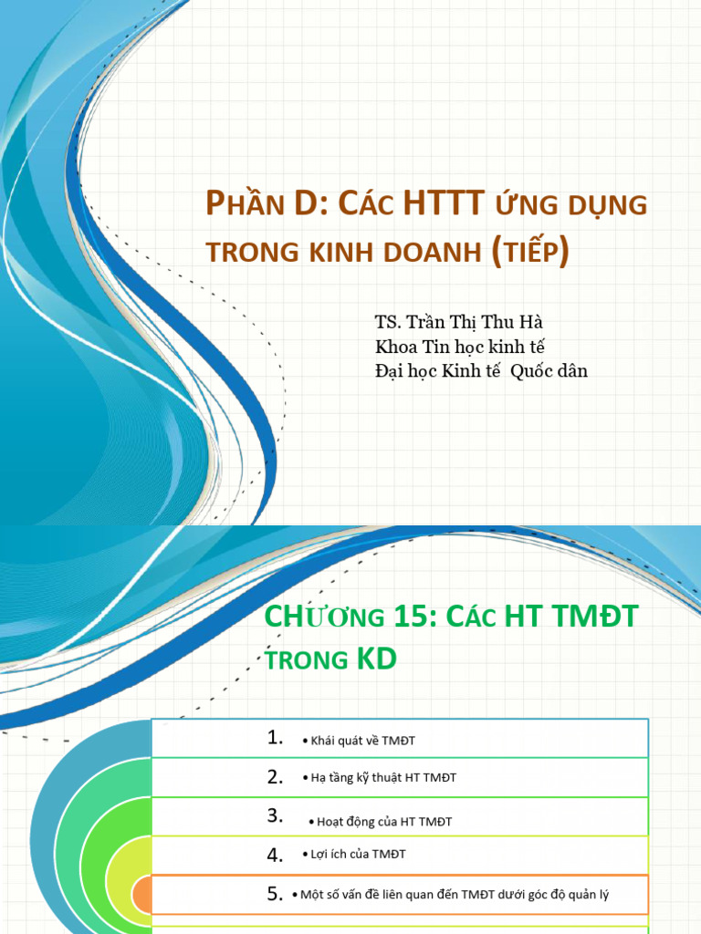 HTTTQL-Các HTTT NG D NG Trong Kinh Doanh-2 | PDF