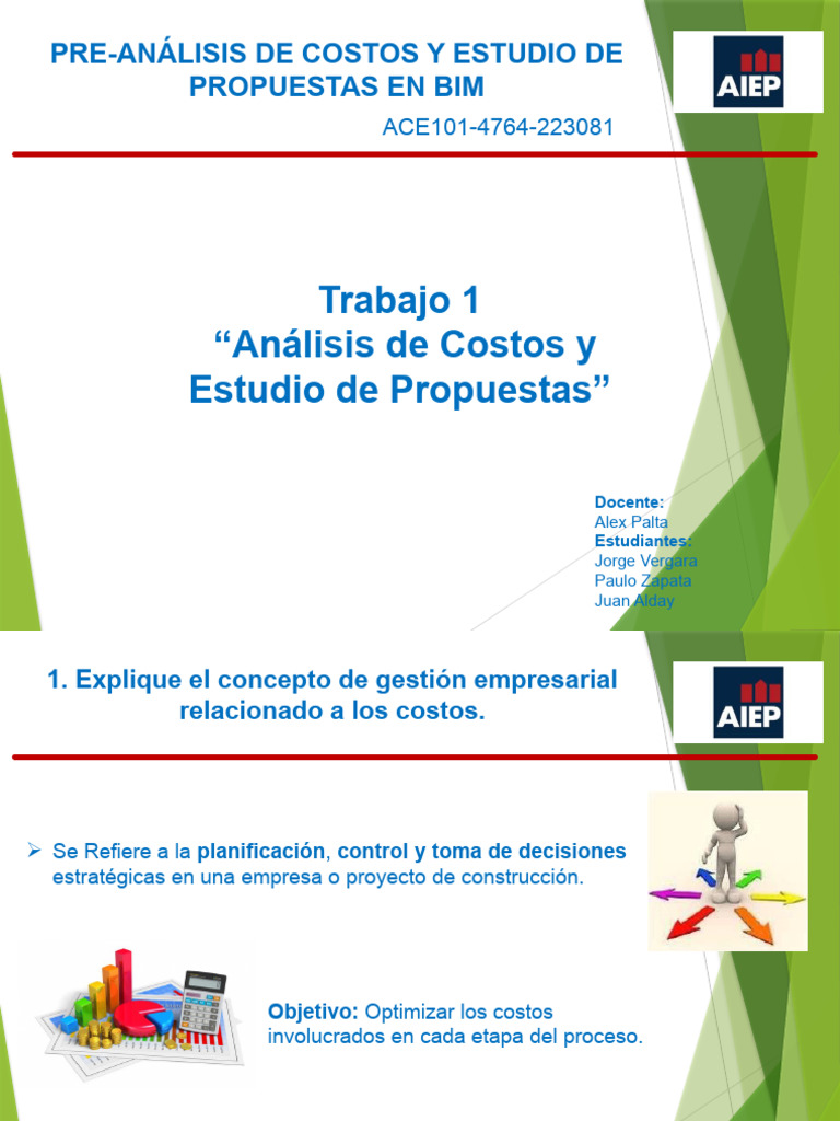 Análisis de Costos y Estudios... S | PDF | Presupuesto | Plan de negocios