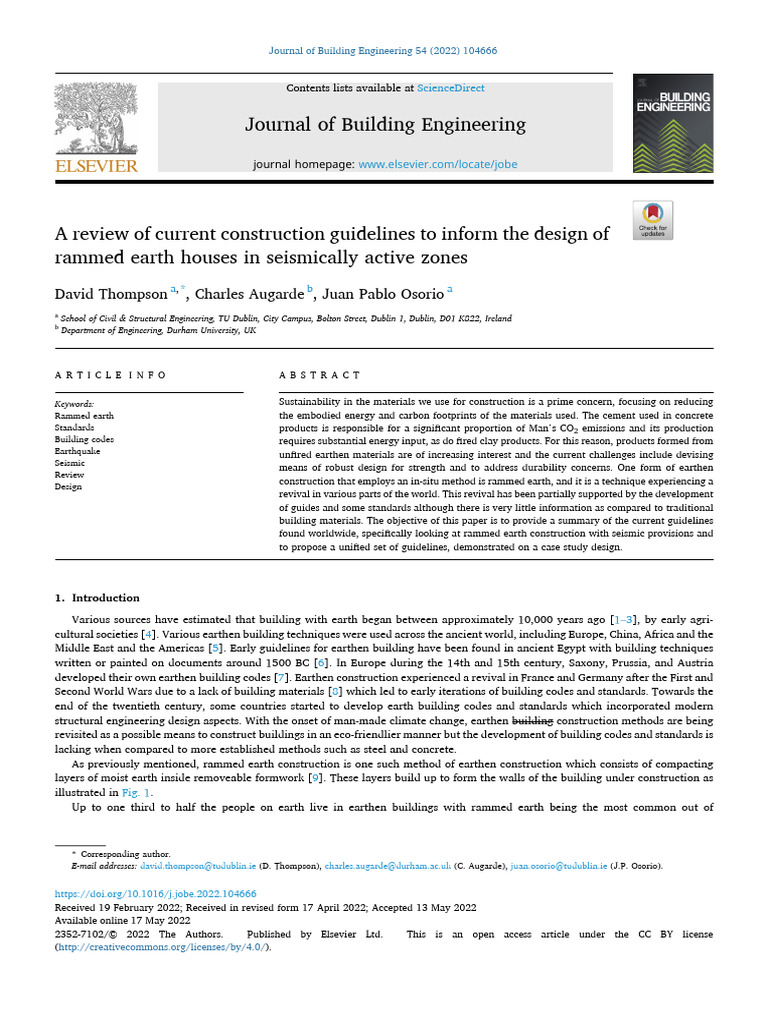 A Review of Current Construction Guidelines To Inform The Design of ...