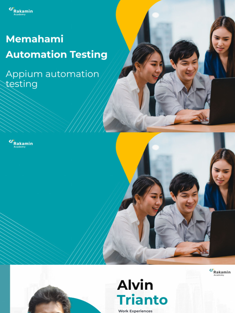 Memahami Automation Testing - Appium Automation Testing | PDF