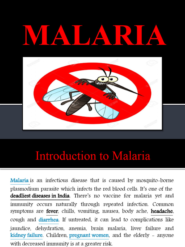 Malaria | PDF | Malaria | Diseases And Disorders