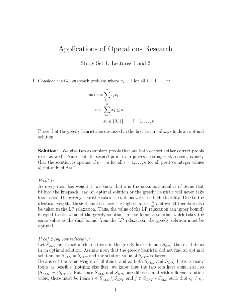 Studyset1 With Solutions | Download Free PDF | Applied Mathematics | Mathematical Concepts