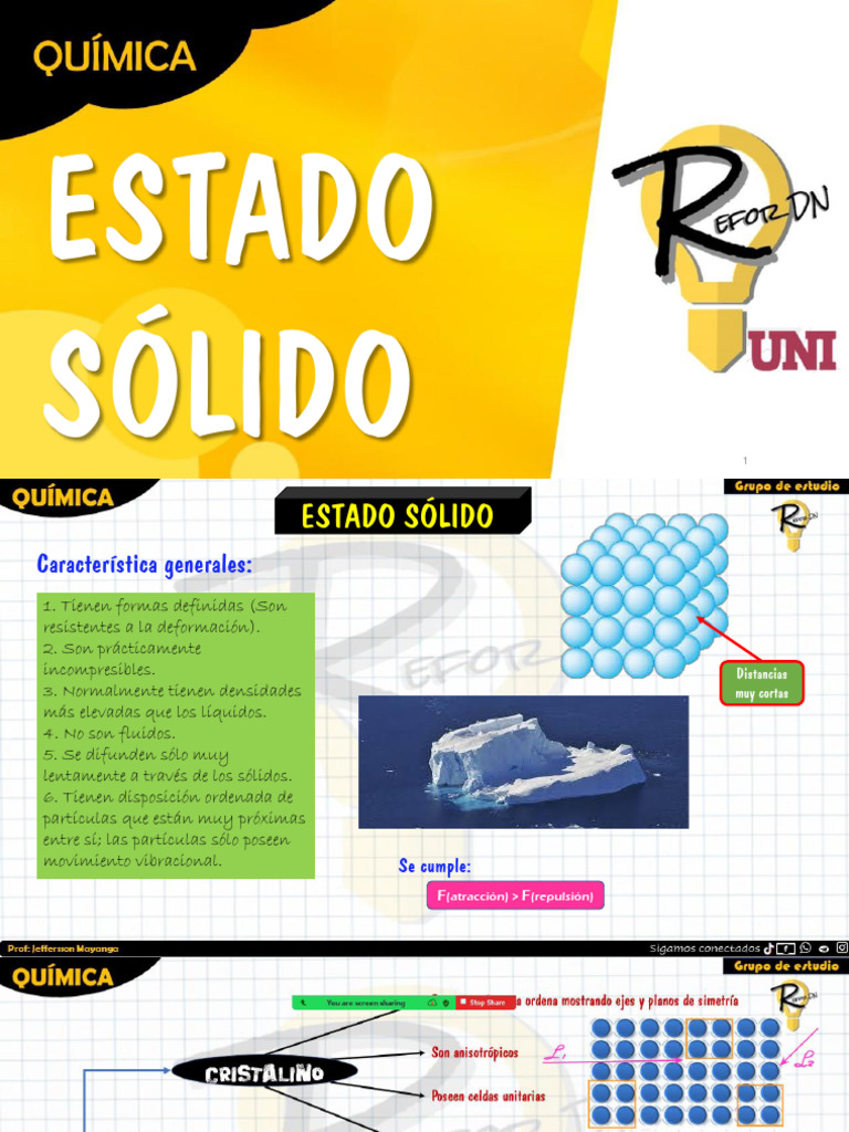 Estado Sólido | Descargar gratis PDF | Enlace químico | Enlace iónico