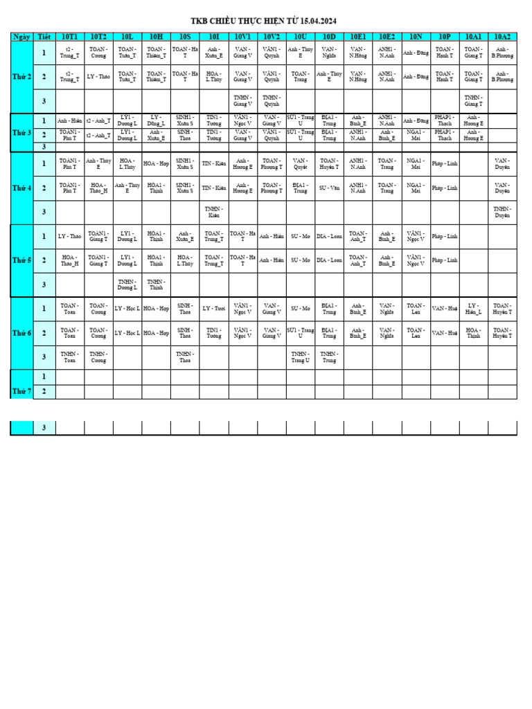 TKB Chieu 15-04-2024 | PDF