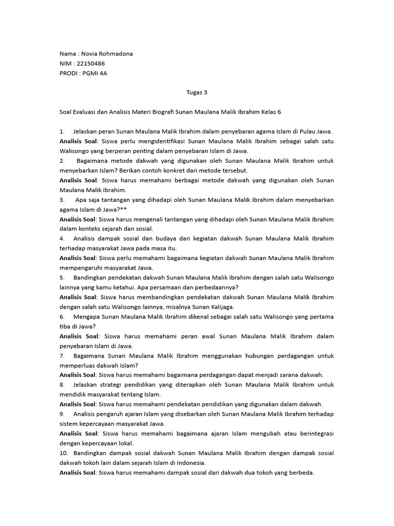 Tugas 3 Novia Rohmadona | PDF