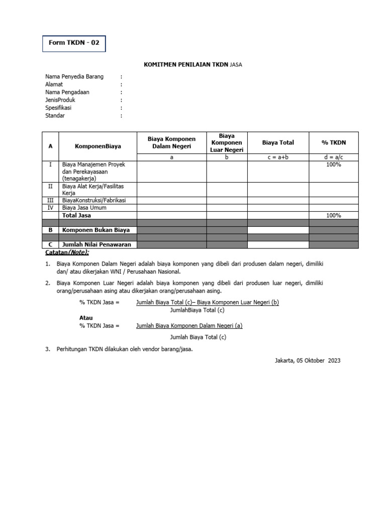 TKDN | PDF | Pengelolaan Keuangan & Uang | Komputer