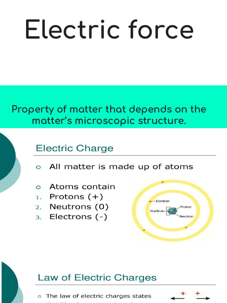 Everyday Electric Forces Explained | PDF