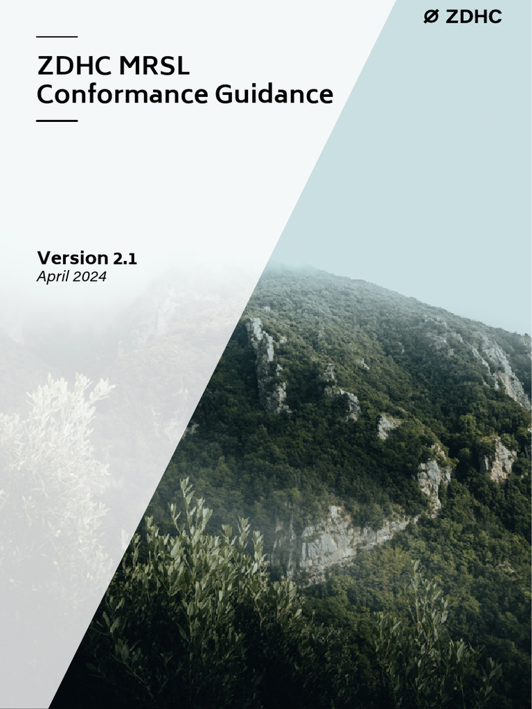 ZDHC MRSL Conformance Guidance 2.1 | PDF