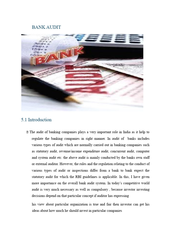 3.A Statutory Audit of Bank Chapter 3 Bank Audit & Bank Audit Process ... 3.A Statutory Audit of Bank Chapter 3 Bank Audit & Bank Audit Process ...