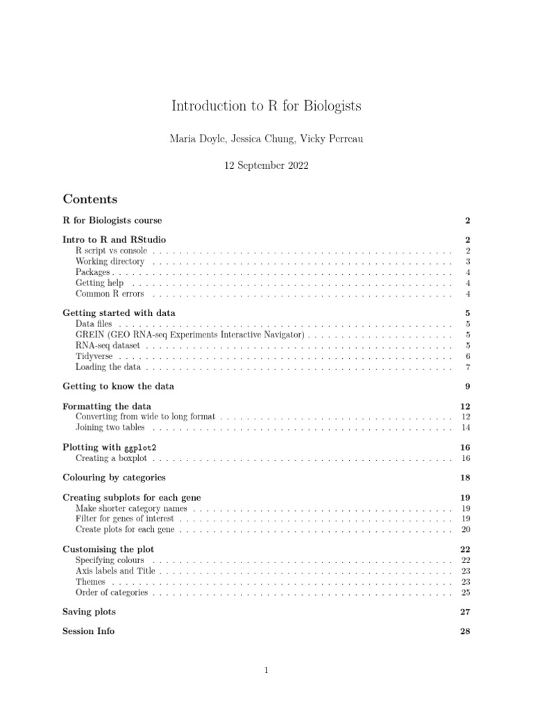 Intro R Biologists Pdf Directory Computing Computer File