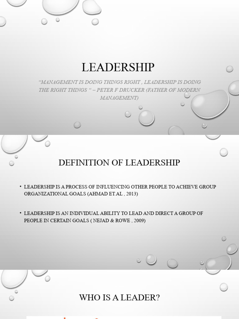 Leadership vs. Management Explained | PDF | Self-Improvement