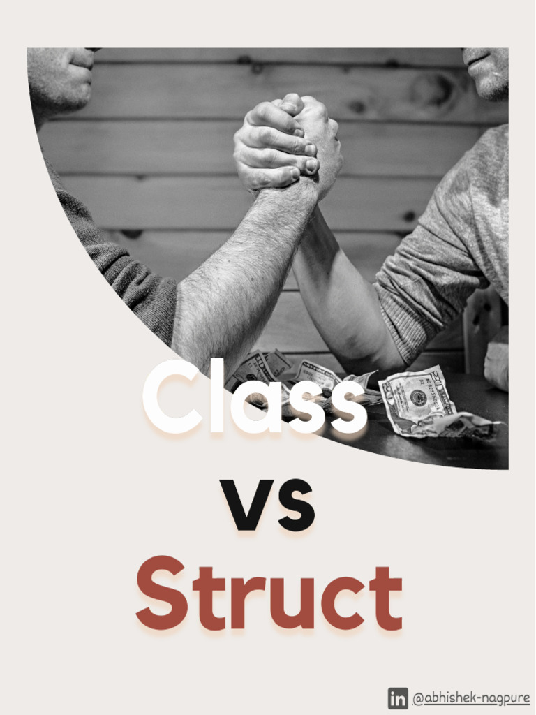 Class Vs Struct by Abhishek Nagpure | PDF | Inheritance (Object Oriented Programming) | Class ...