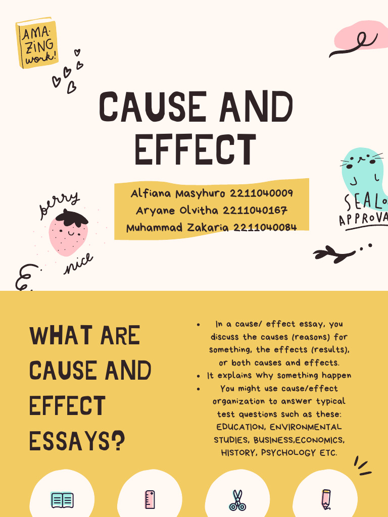 Understanding Cause and Effect Essays | PDF | Essays | Causality