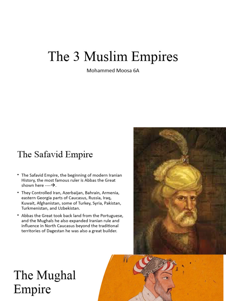 The 3 Muslim Empires | PDF
