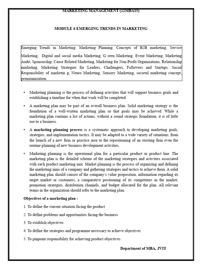 Module 6 (MM) | PDF | Marketing | Digital Marketing