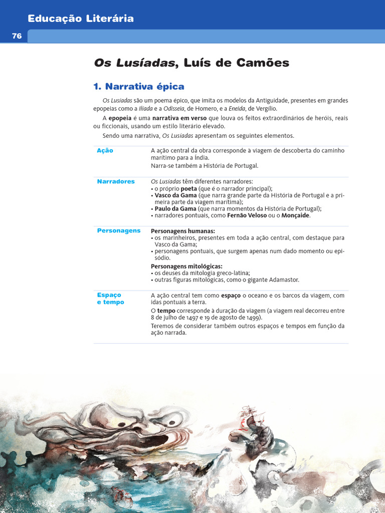 Os Lusíadas - , Luís de Camões | PDF | Amor | Mitologia grega