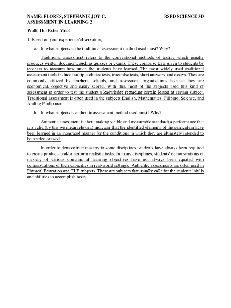 Assessment of Learning | PDF | Educational Assessment | Learning