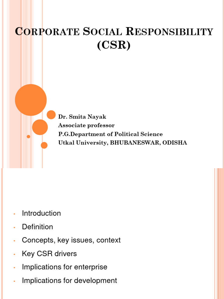 Corporate Social Responsibility | PDF | Corporate Social Responsibility | Economies