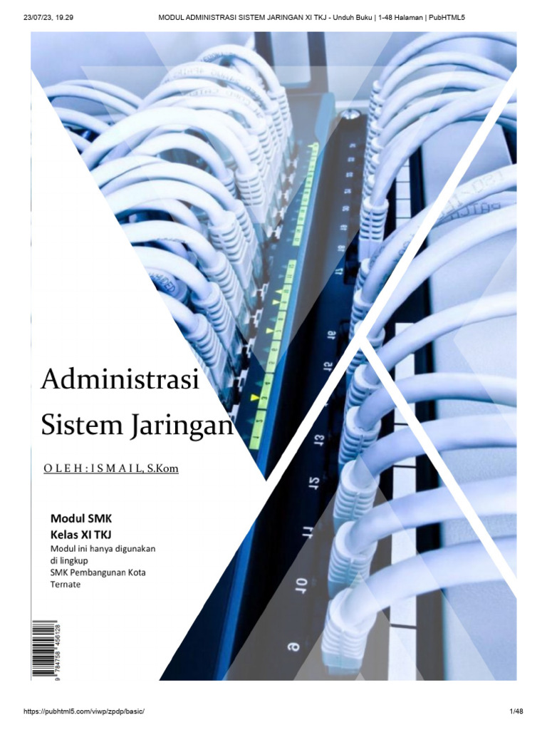 MODUL ADMINISTRASI SISTEM JARINGAN XI TKJ - Unduh Buku - 1-48 Halaman - PubHTML5 | PDF