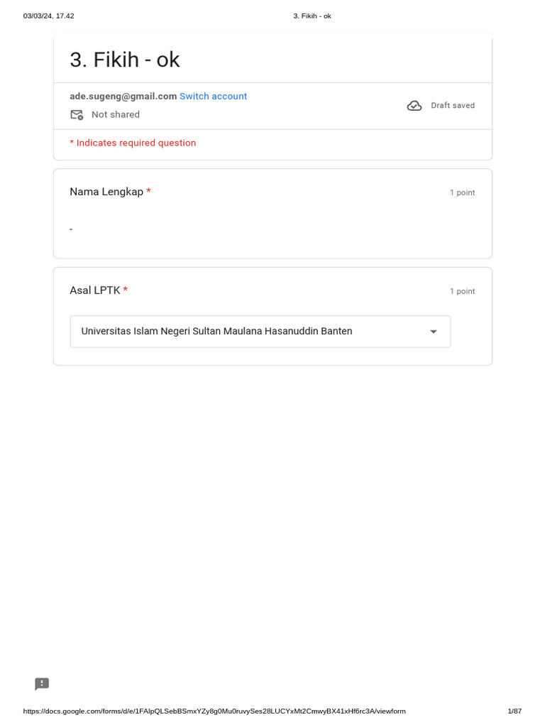 Contoh Soal Fiqih Dan Bahasannya | PDF