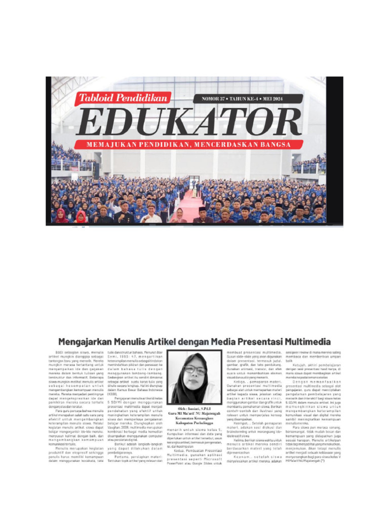 Lampiran Tulisan Ilmiah Populer | PDF