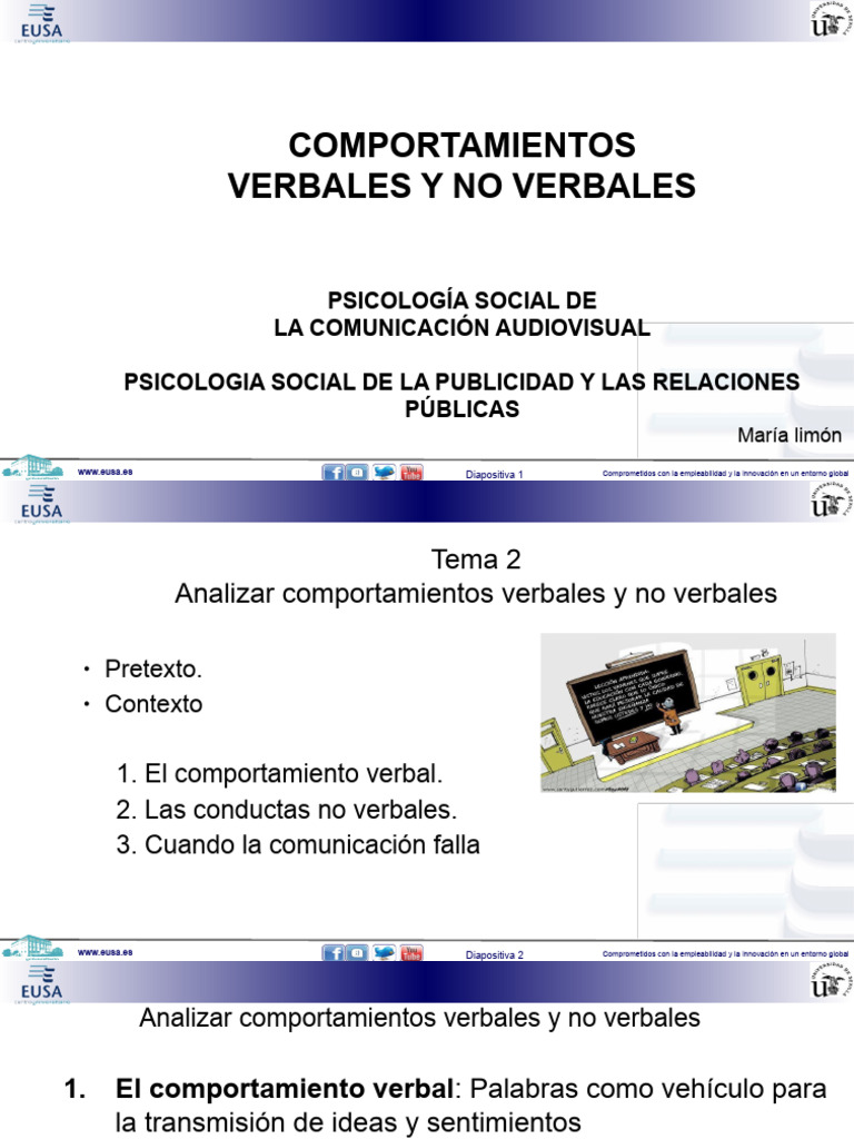 Tema 2 CV y CNV y Fallos en La Comunicación (CA y RRPP) | PDF | Comunicación | Comunicación no ...