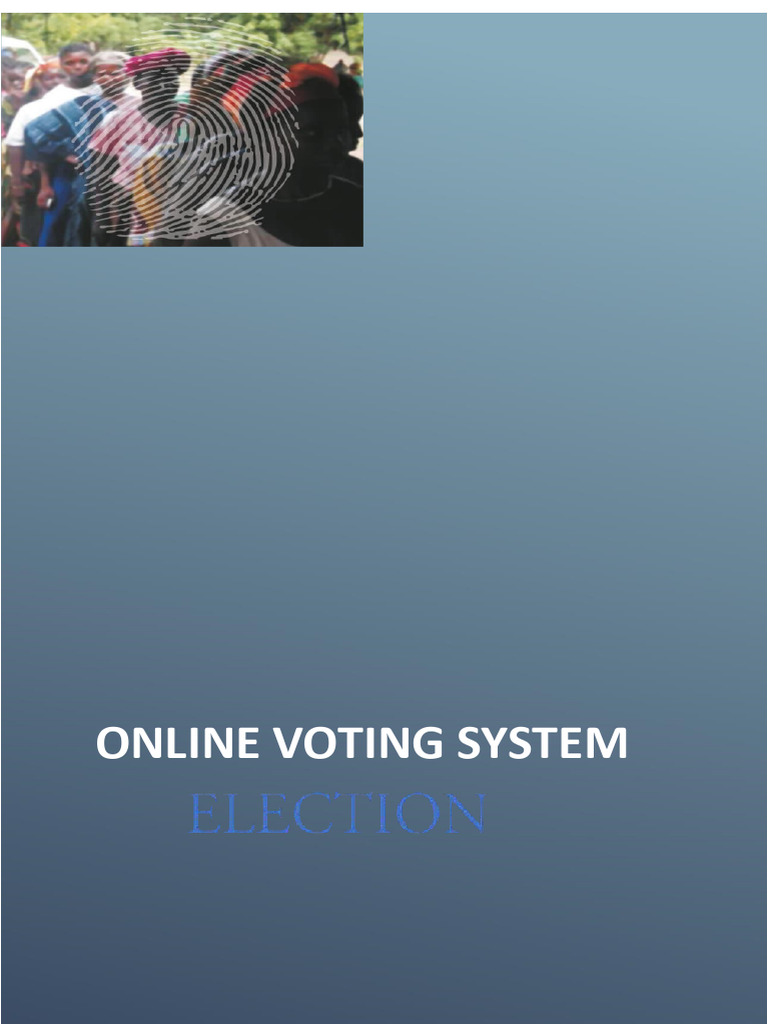 Fingerprint Voting System by Aniket and Atif | PDF | Biometrics ...