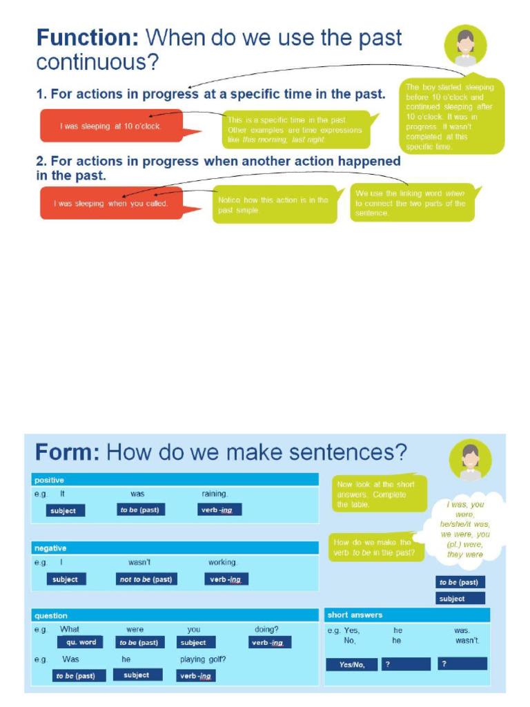 Past Continuous | PDF