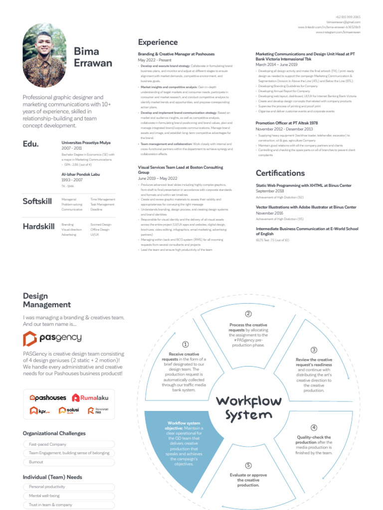 CV - Bima Errawan 2023 | Download Free PDF | Brand | Marketing ...