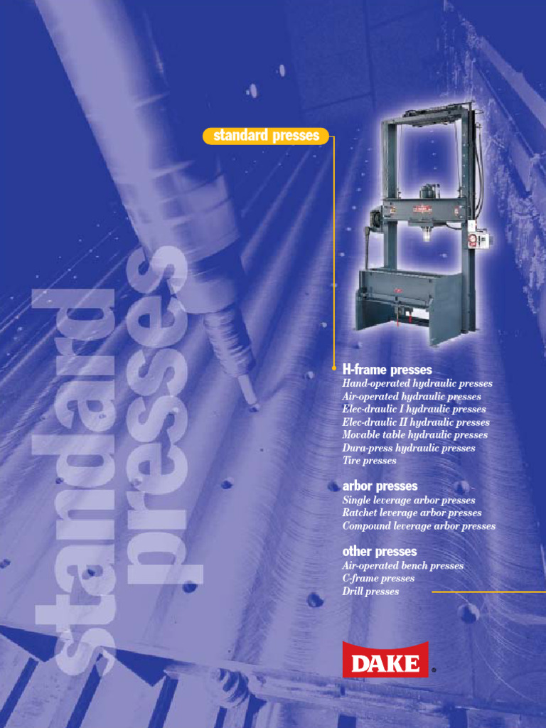Comprehensive Guide to Hydraulic Presses | PDF | Pump | Valve