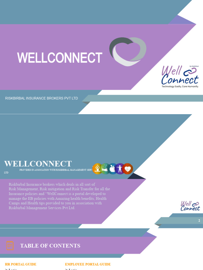 WellConnect: HR & Employee Portal Guide | PDF | Insurance | Information ...