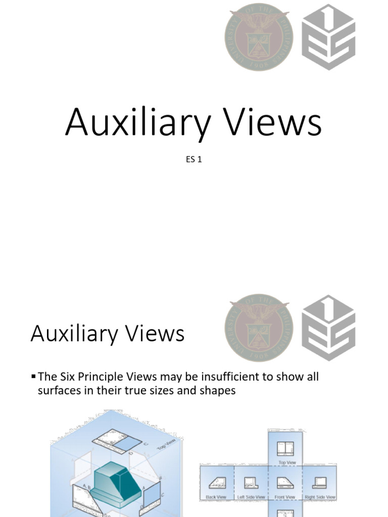 Auxiliary View Lecture | PDF