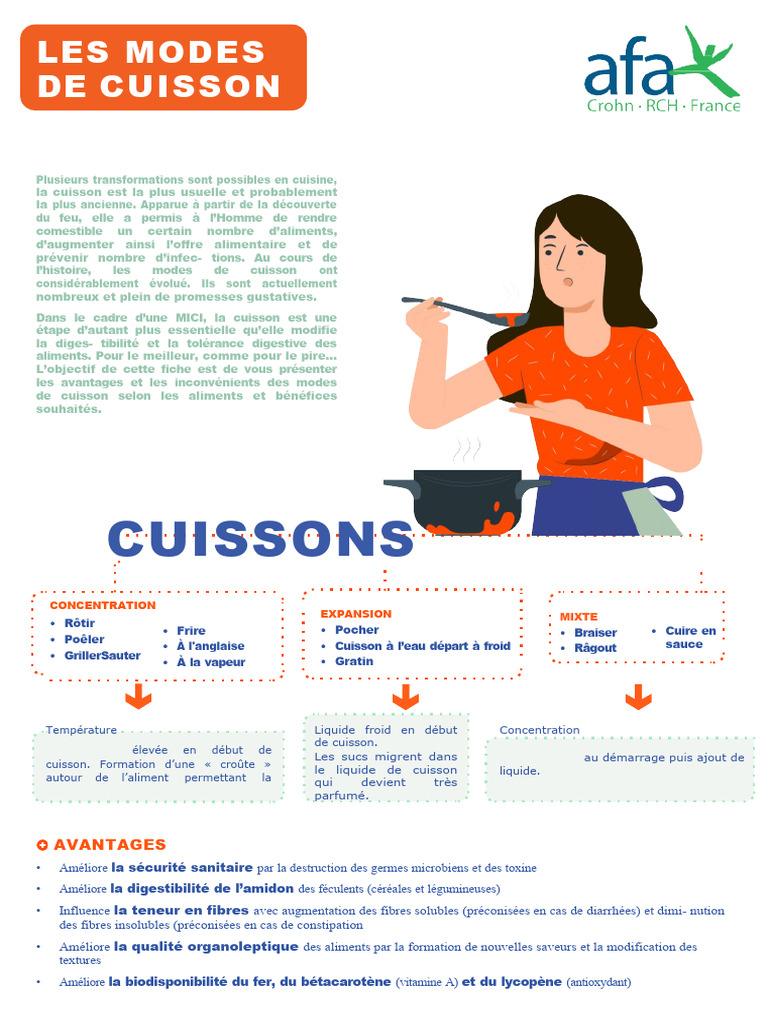 Modes de cuisson et leurs impacts | PDF | Cuisine | Fibre alimentaire