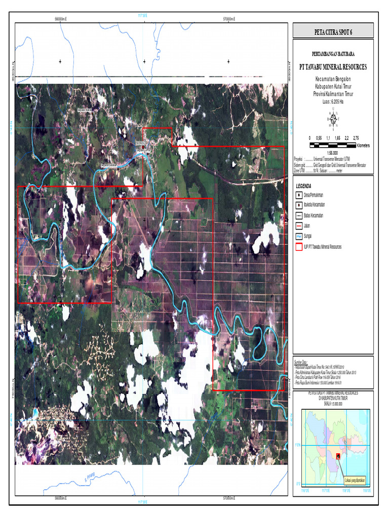 Peta Citra Spot 6 | PDF