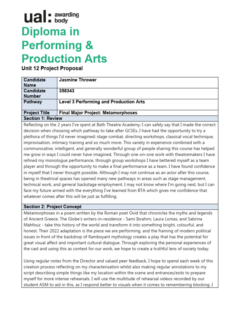 Project Proposal Form 2024 | PDF | Ovid