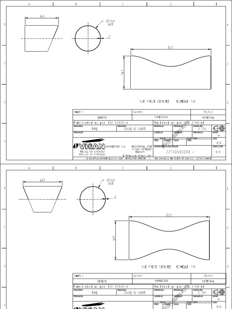 Preliminary: ST - 52-3 343/823 Sheet 2 | PDF