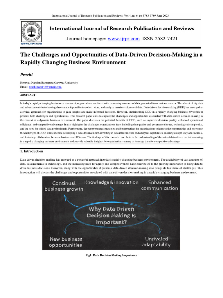 IJRPR14602 | PDF | Data Science | Data Analysis