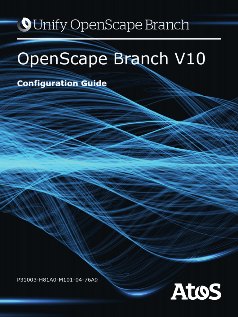 OpenScape Branch V10 Configuration Guide Administrator Documentation ...