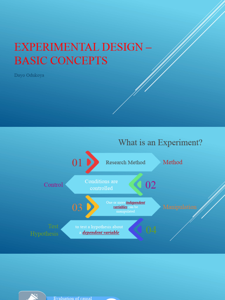 Basic Concepts in Experimental Psychology | PDF | Experiment | Dependent And Independent Variables